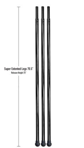 Junior Hack Attack Baseball Super Extended Legs, set of 3 – Sports Attack